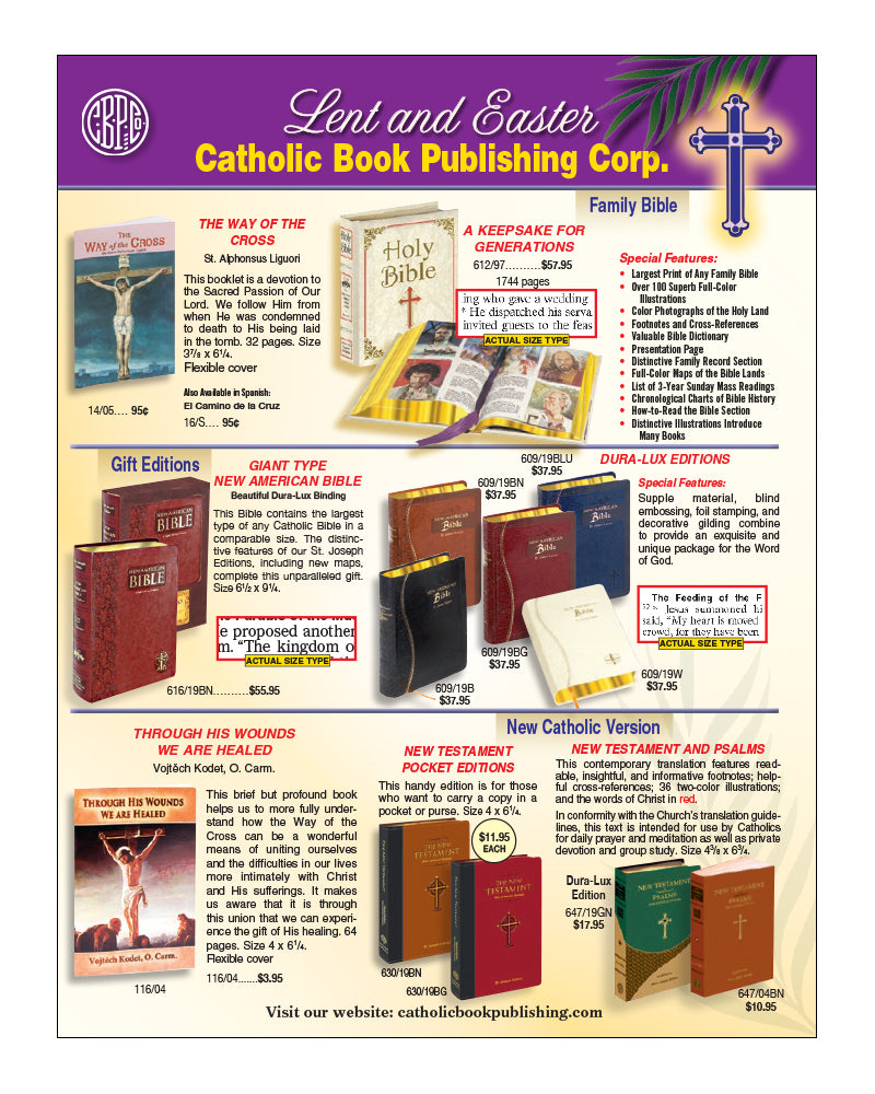 LENT/EASTER CIRCULAR – Catholic Book Publishing