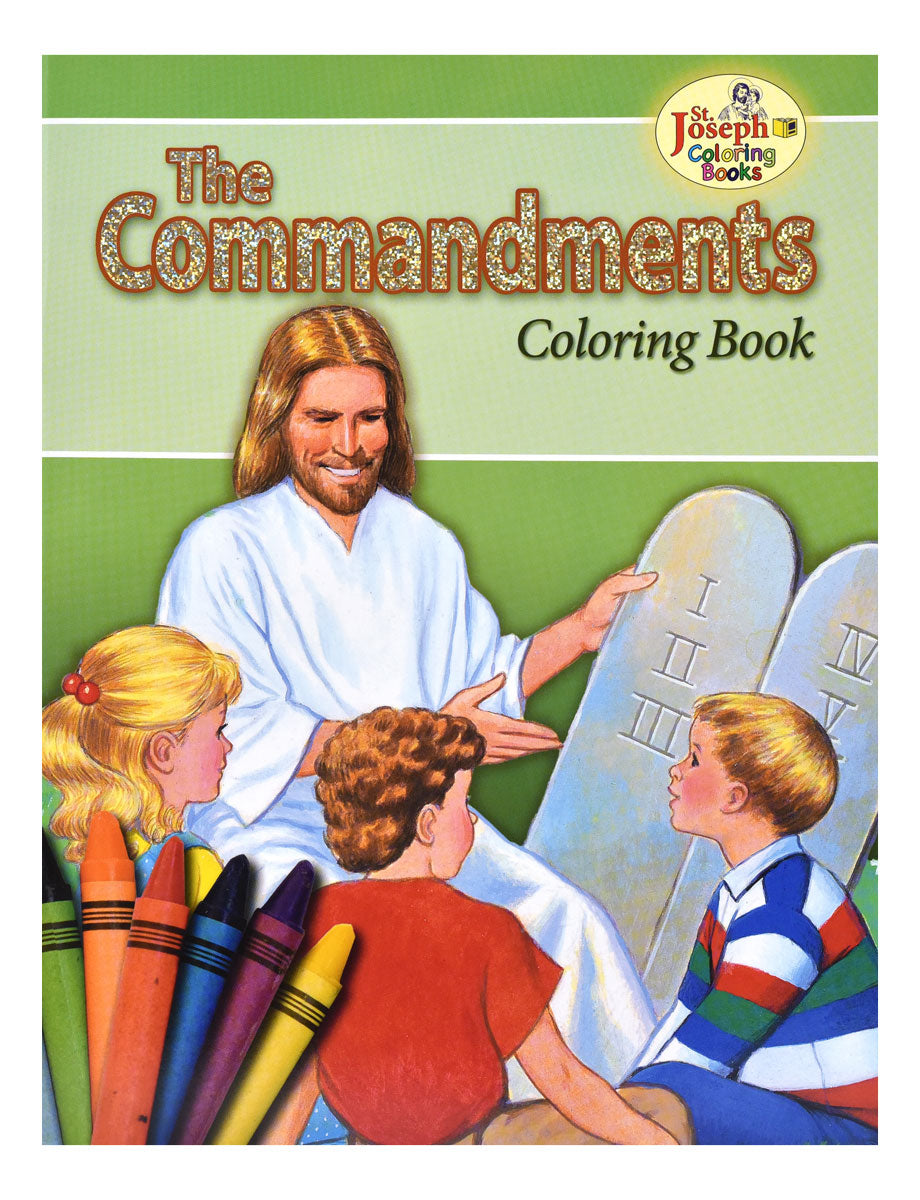 Coloring Book About The Commandments – Catholic Book Publishing
