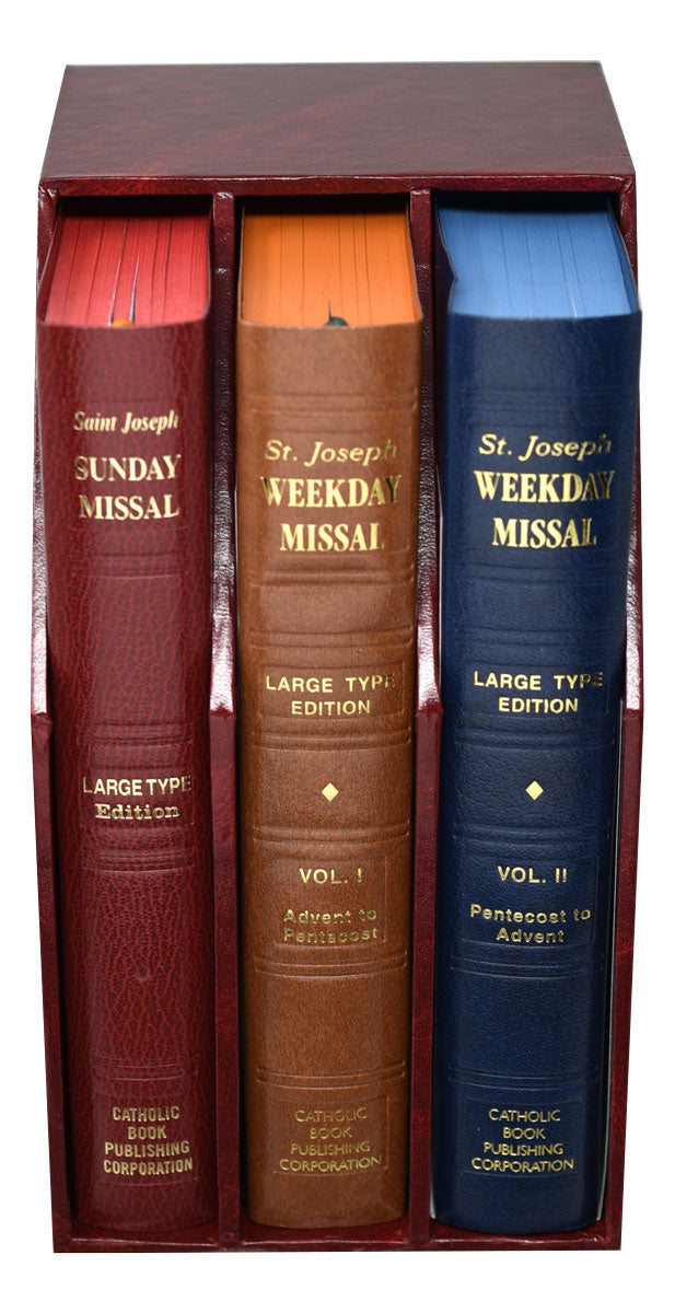 St. Joseph Daily And Sunday Missals (Large Type Editions) – Catholic ...