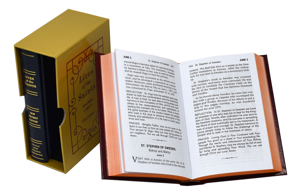 Lives Of The Saints Boxed Set – Catholic Book Publishing
