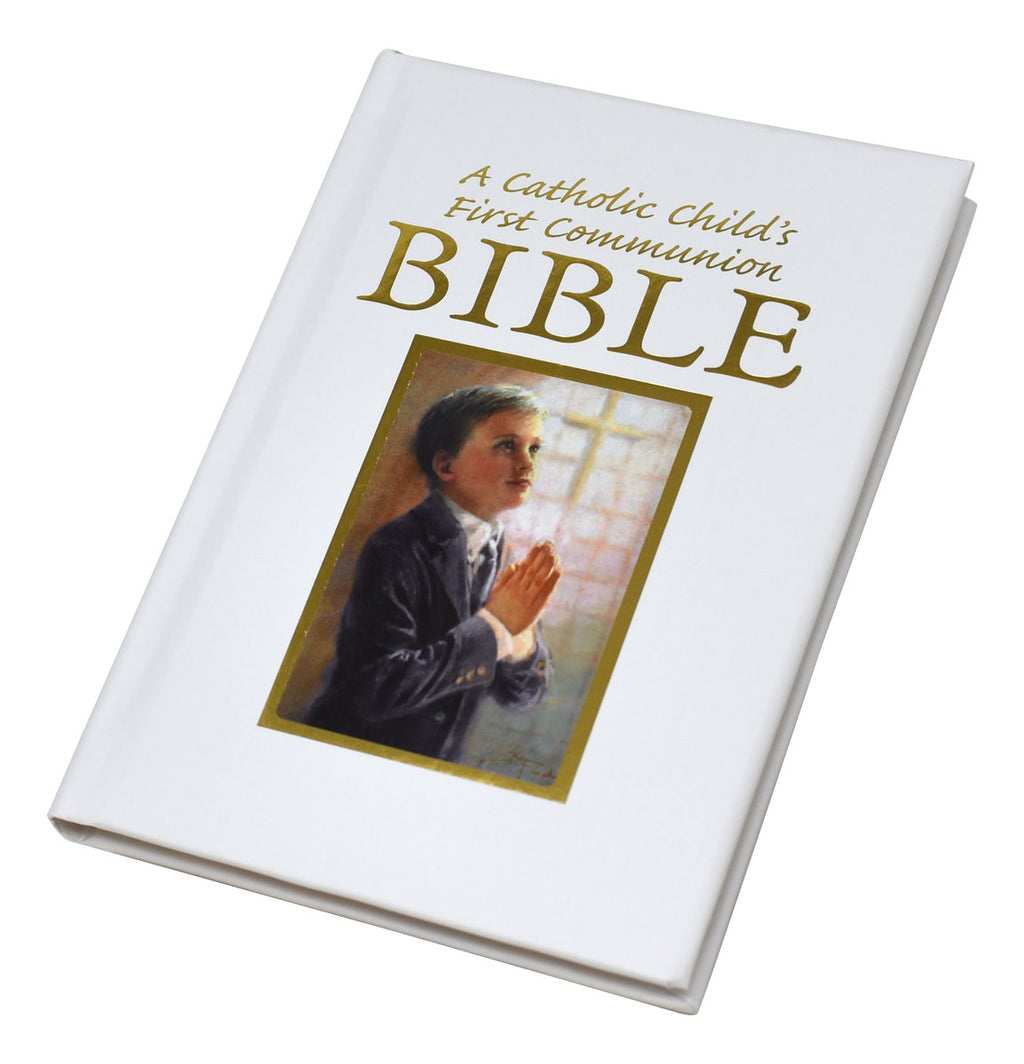 A Catholic Child S First Communion Bible Blessings Boy Catholic Book